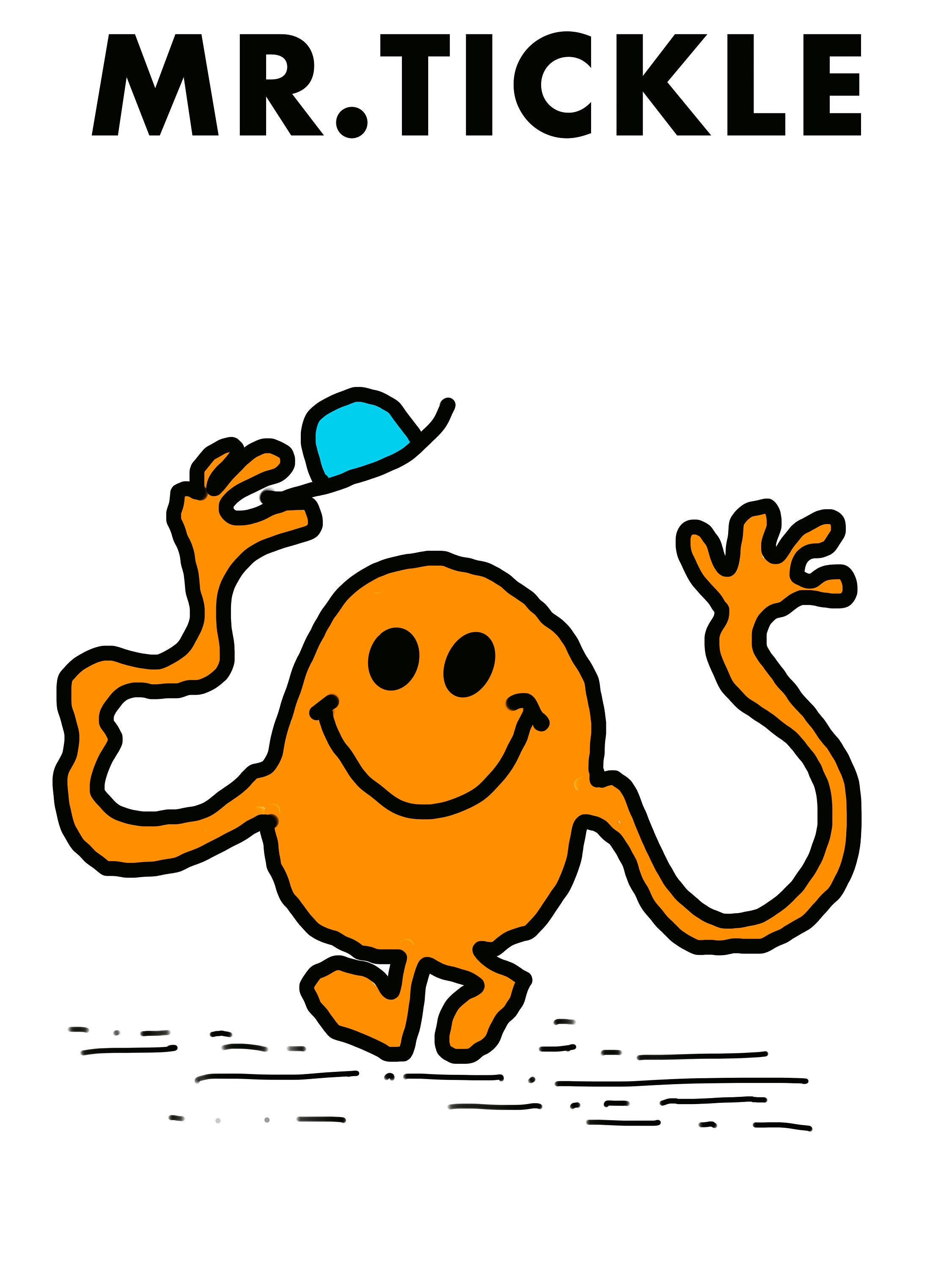 Printable Mr Men Art mr Tickle Instant Download Mr - Etsy Ireland