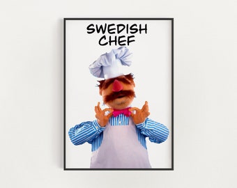 Muppet Swedish Chef - Etsy
