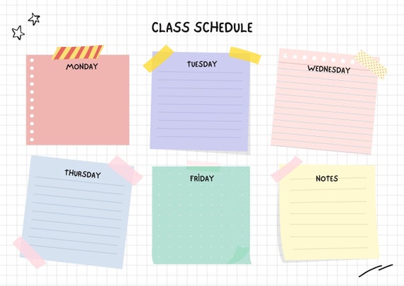 Weekly Planner Printable PDF Notepage Printable Note Taking - Etsy
