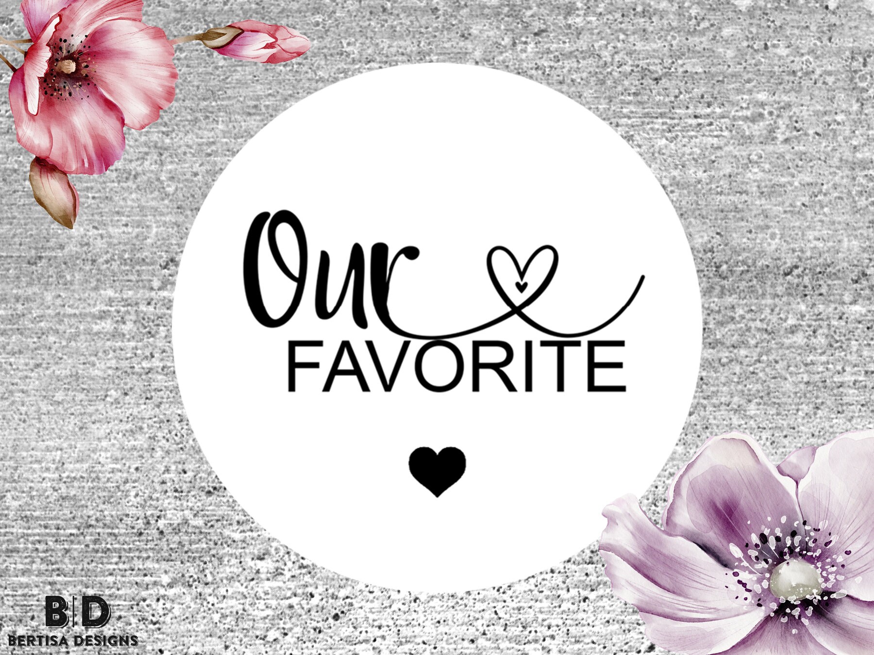 His, Her, Our Favorite Wedding Sticker, Wedding Favour Stickers, Party ...