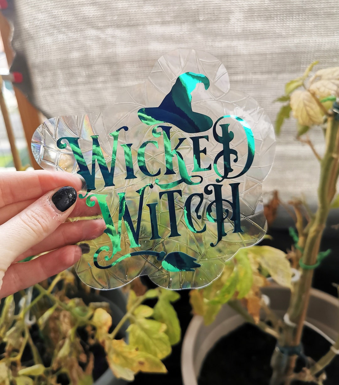Suncatcher Wicked Witch Rainbow Window Witch Home Decor - Etsy