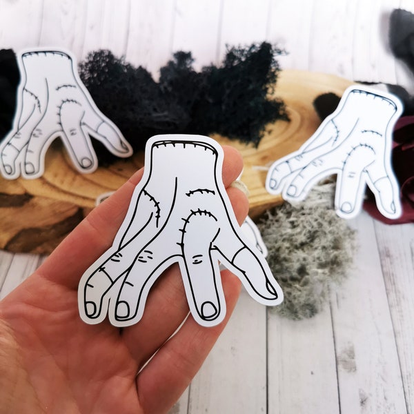 Addams Family Thing Sticker - Etsy