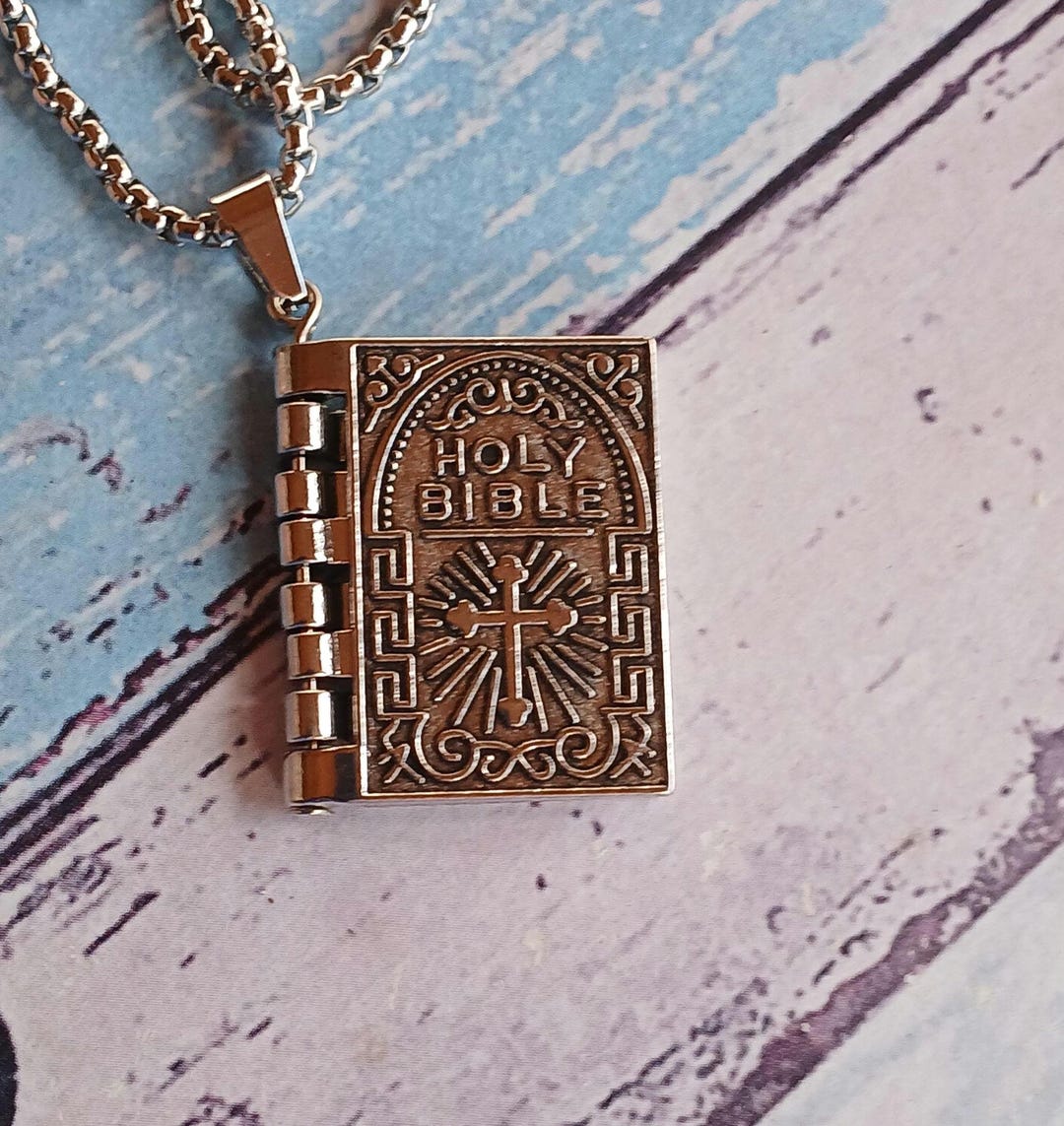 Our Father Lord's Prayer Necklace Christian Goft for Him Present for ...