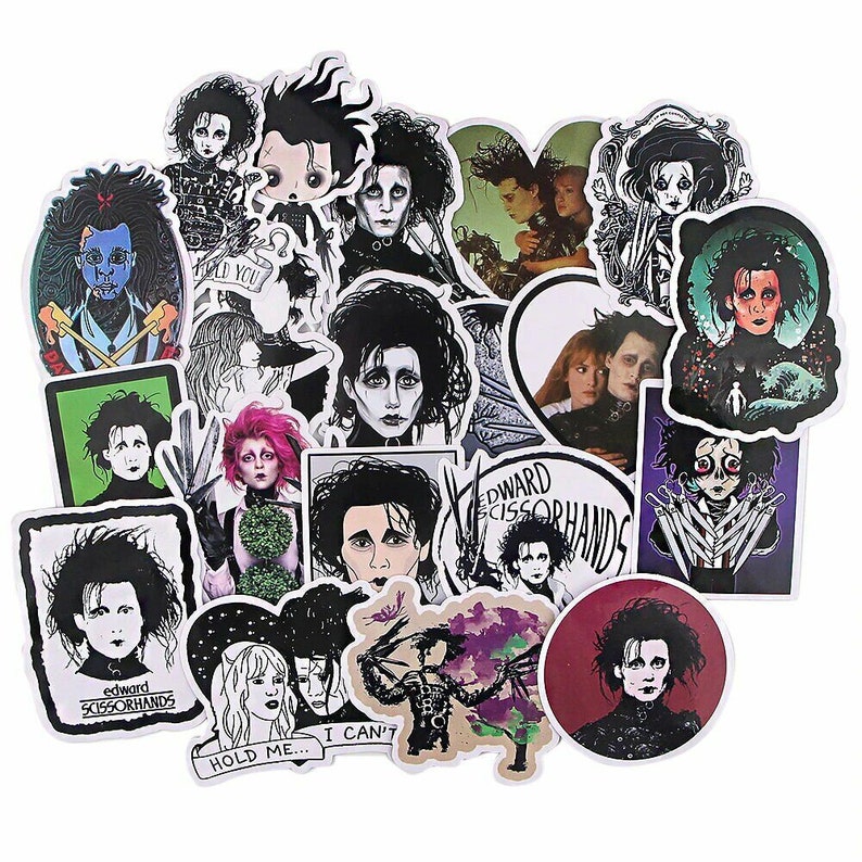 Tim Burton Classic Movie Themed 20 PCS Decal Sticker Set - Etsy