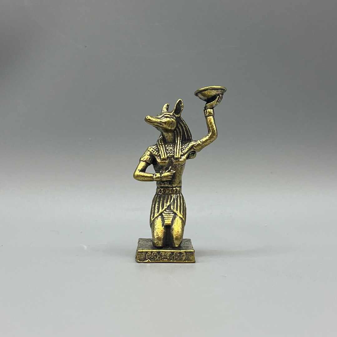 Handmade Anubis Statue Egyptian God of Death Home Decor - Etsy