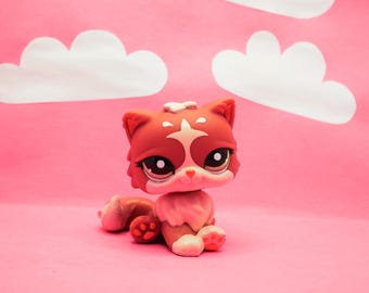 Hasbro Littlest Pet Shop LPS Pet With Accessories #2532 Pink Persian ...