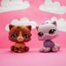 Littlest Pet Shop Dog LPS Blind Bag Pink Husky #1793 Glitter #2297 Blue ...