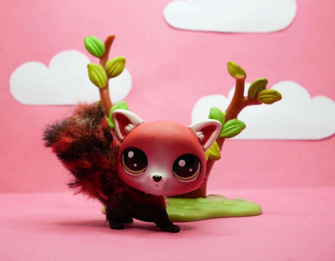 Littlest Pet Shop New Generation Red Panda 120 With Tree Vintage ...