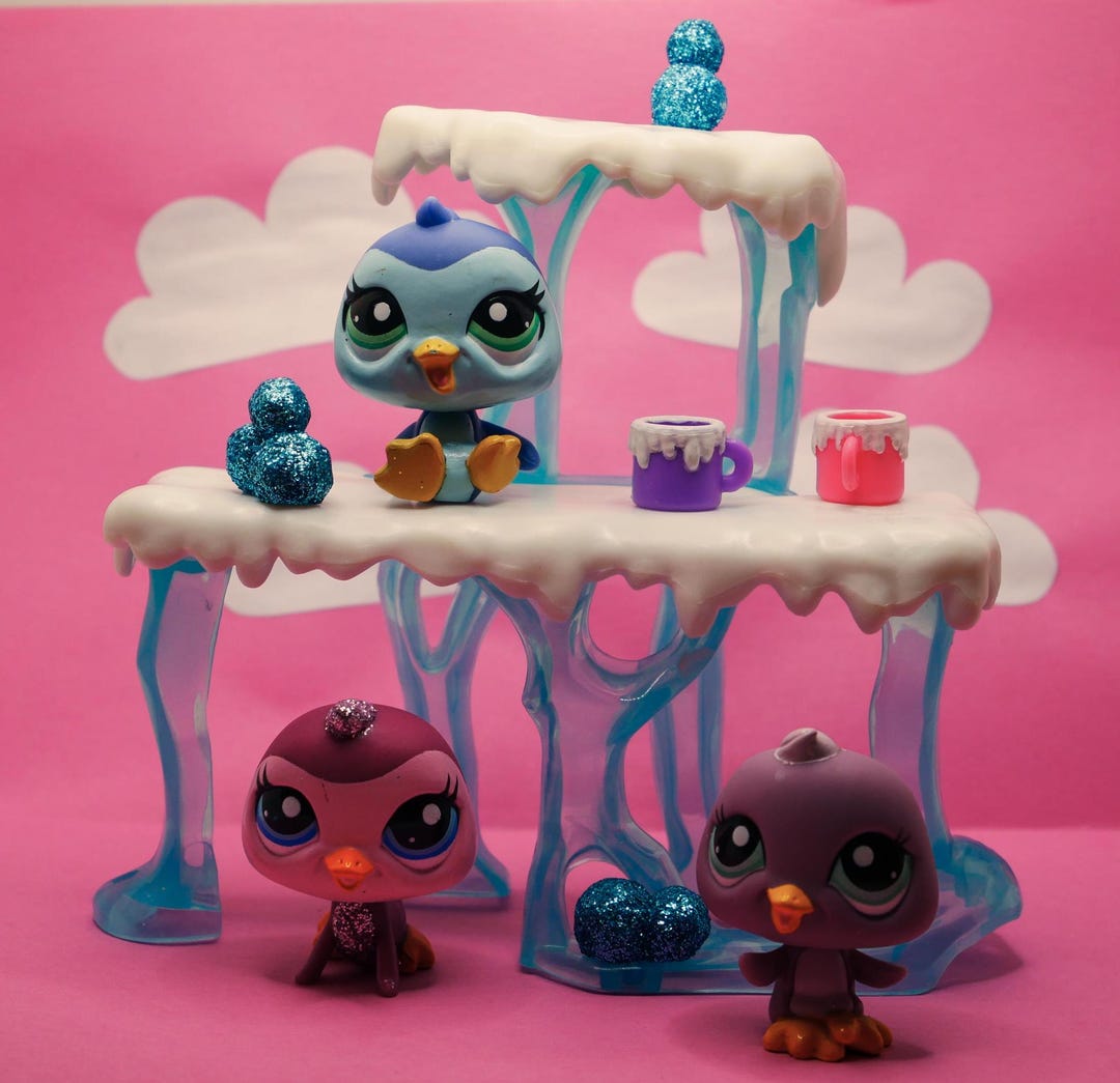 Littlest Pet Shop Penguin Triplets Petriplets #2320 #2321 #2322 Set ...