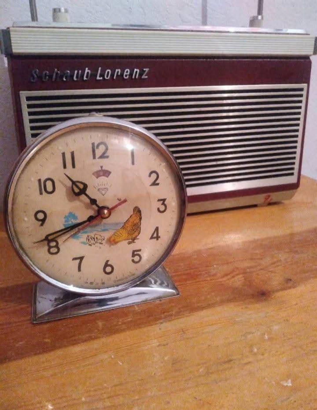 Vintage Shanghai Alarm Clock – Retro Mechanical Desk Clock With ...