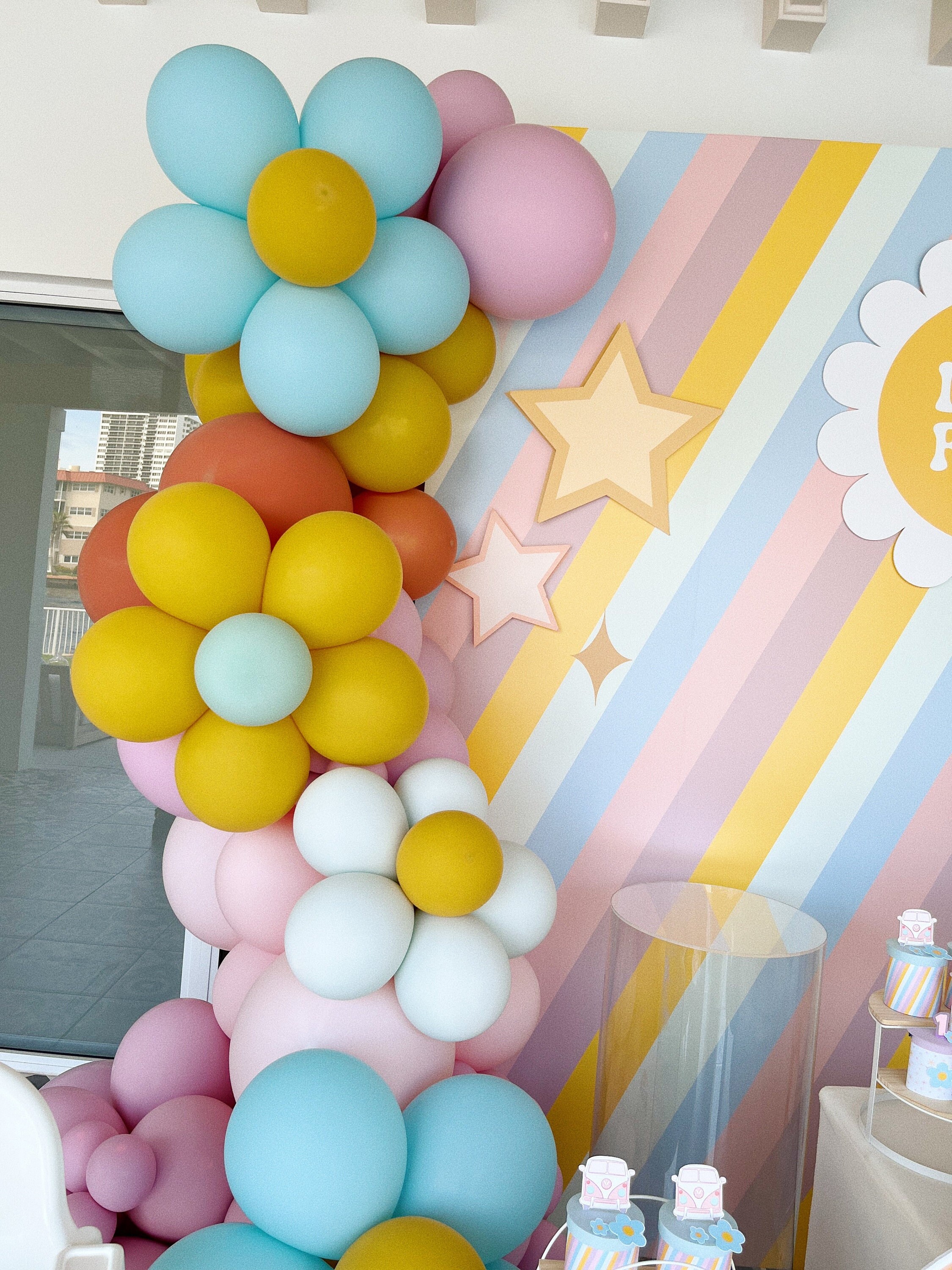 Groovy Birthday Balloon Garland Kit, Two Groovy Invitation, Two Groovy ...