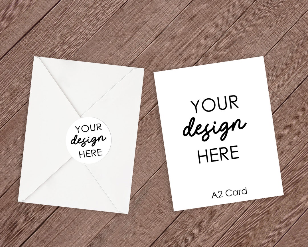 A2 Card Mockup Round Sticker Mockup Bundle Invitation - Etsy Australia