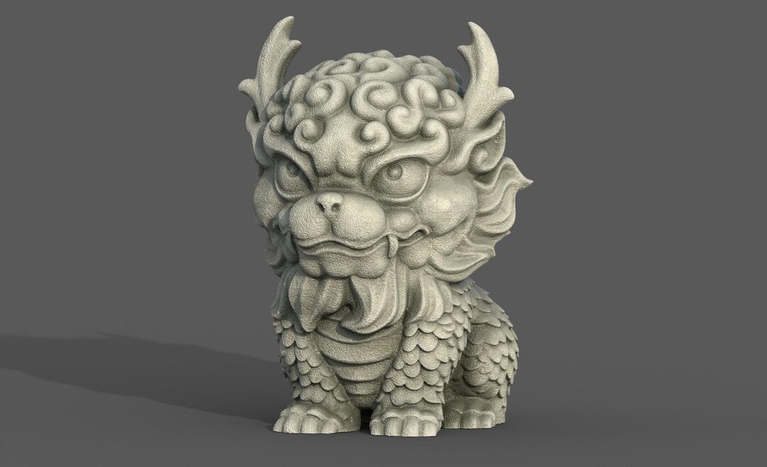 Chinese Stone Dragon 3d Printing STL Files - Etsy