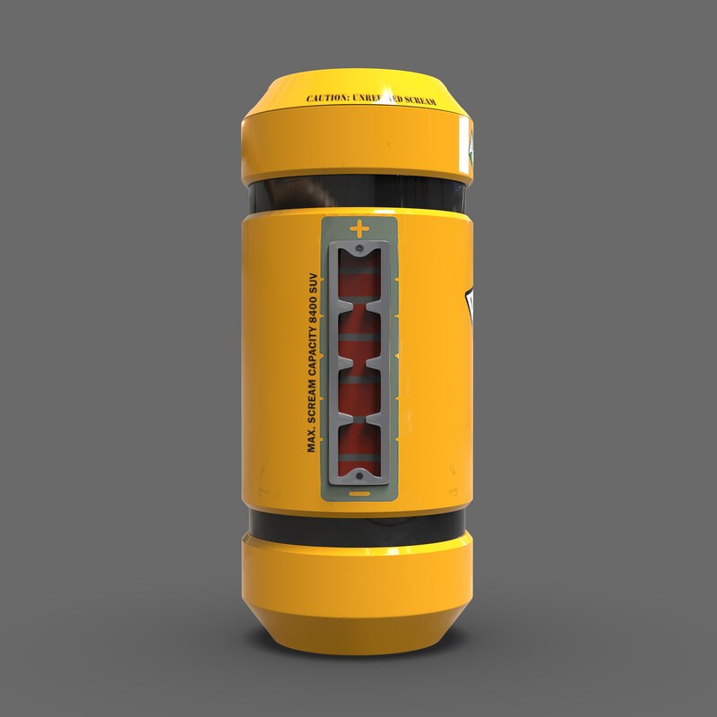 Monster Inc Scream Canister - Etsy