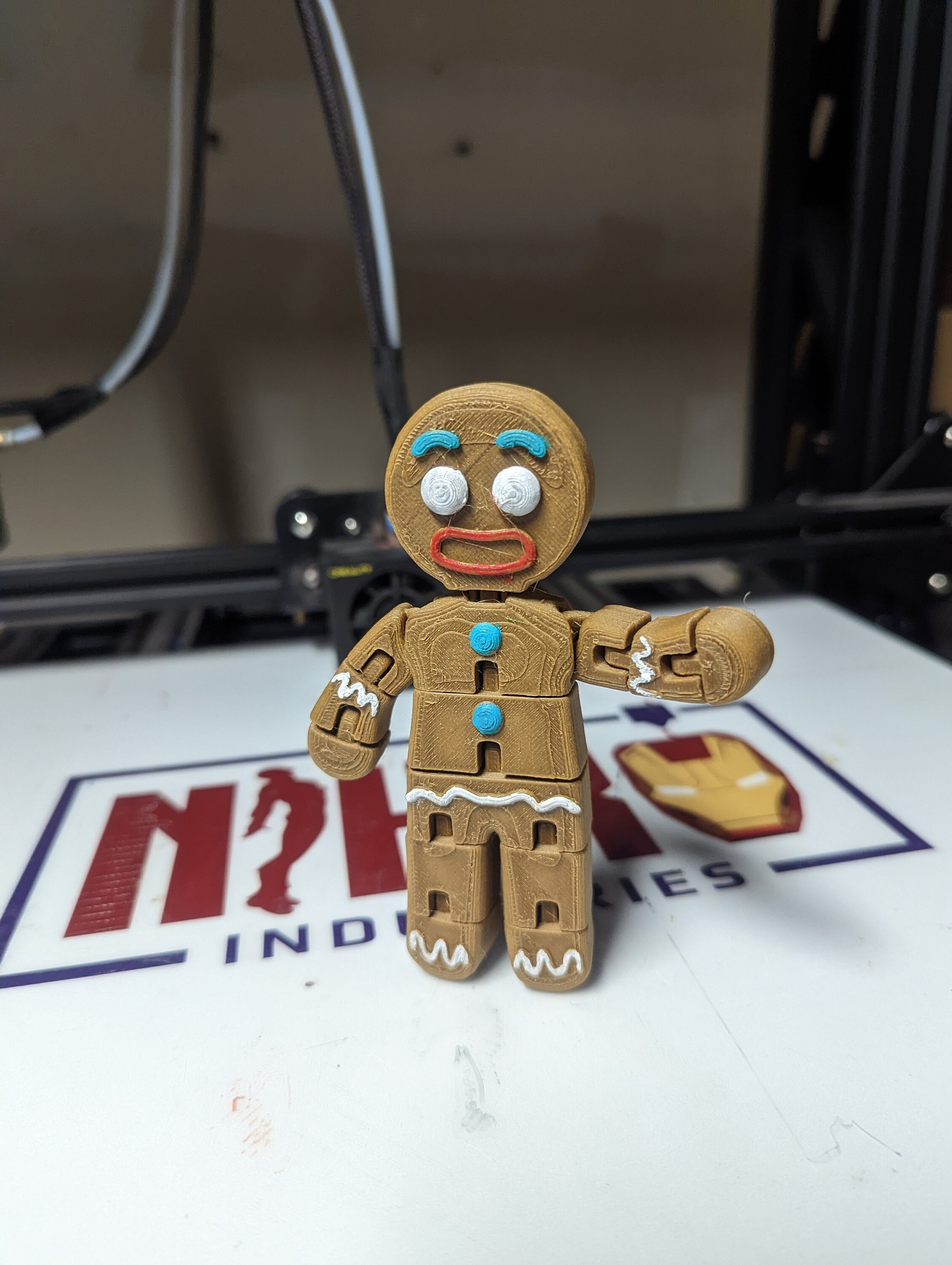 Gingerbread Man Flexi 3D Printing STL Files - Etsy