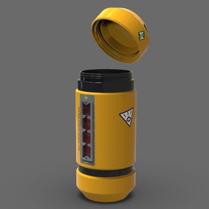 Scream Canister Container 3D Printing STL Files - Etsy