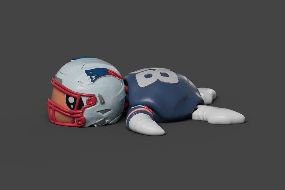 Football Turtle New England Patriots 3d Printing STL Files - Etsy Australia