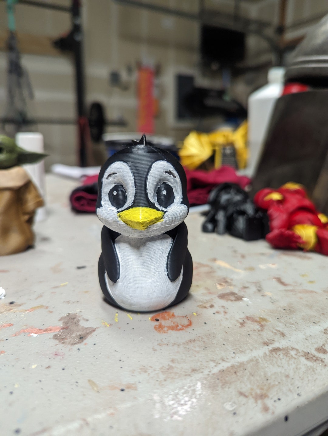 Cute Penguin 3D Printing STL Files - Etsy