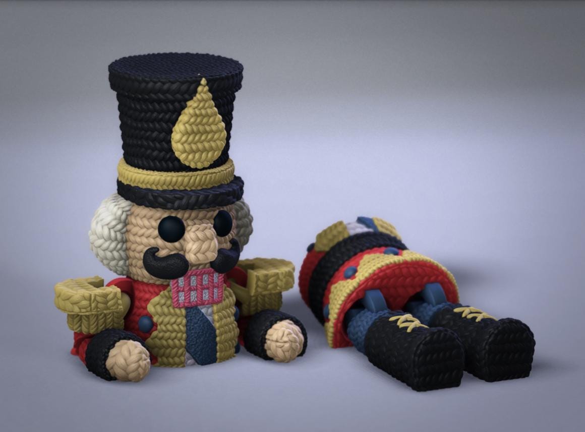 Crochet Nutcracker 3d Printing STL Files - Etsy