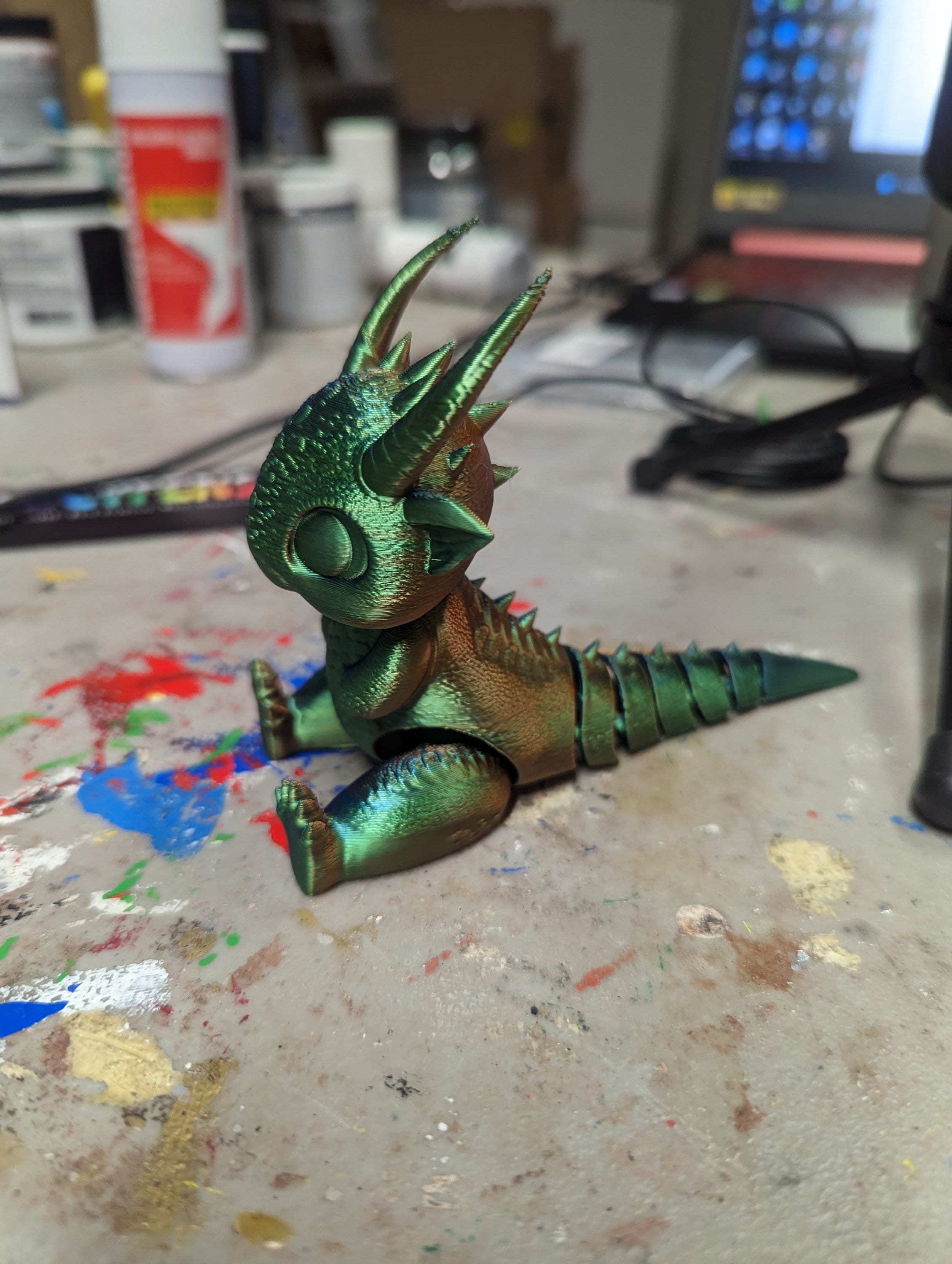 Baby Dragon Hank Flexi 3D Printing STL Files - Etsy