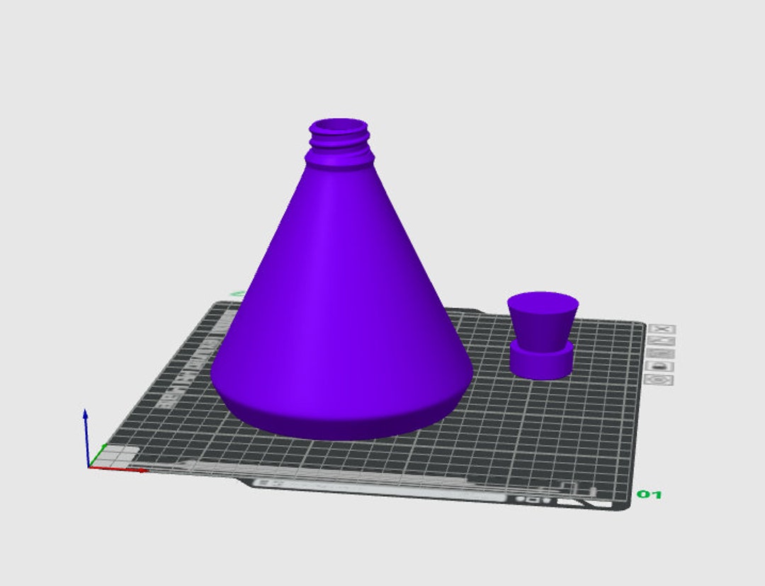 Potion Container 3D Printing STL Files - Etsy