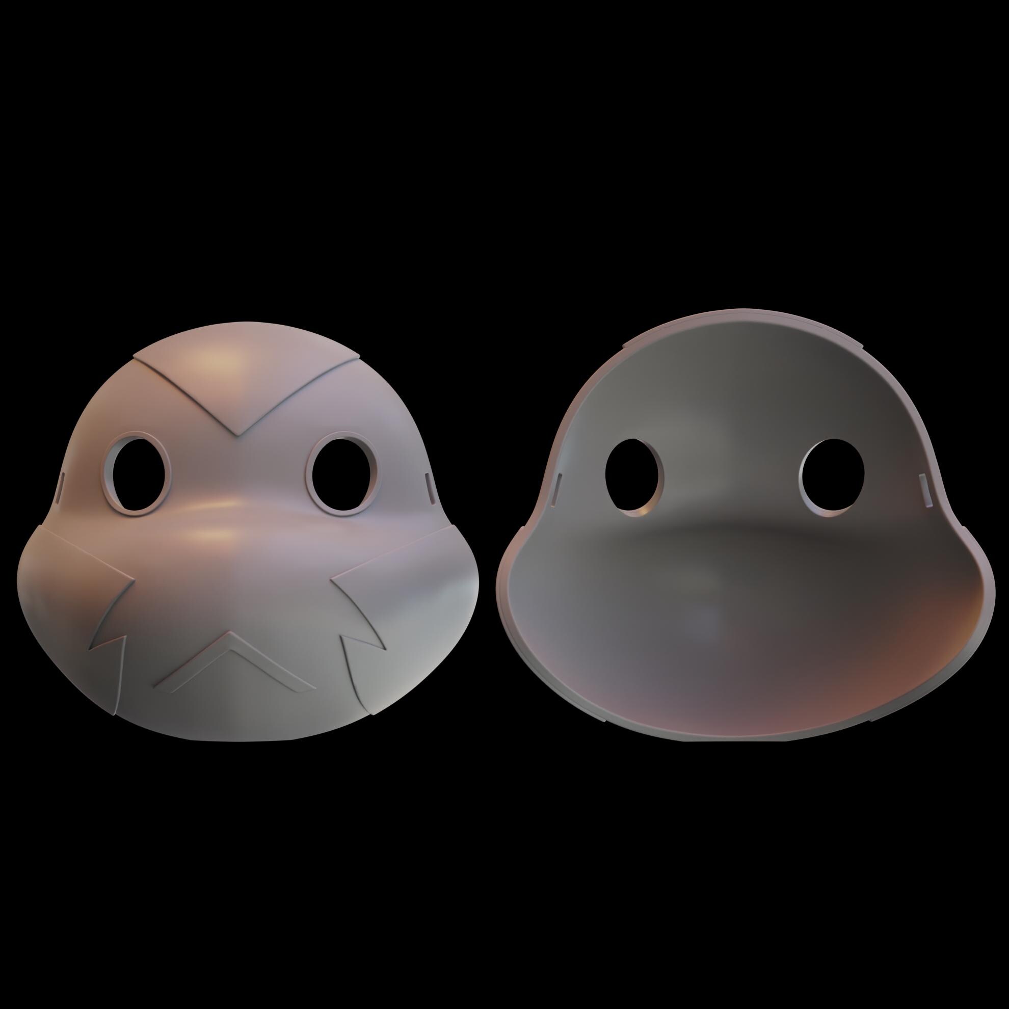 Donatello Anbu Mask- TMNT X Naruto 3d Printing STL Files - Etsy