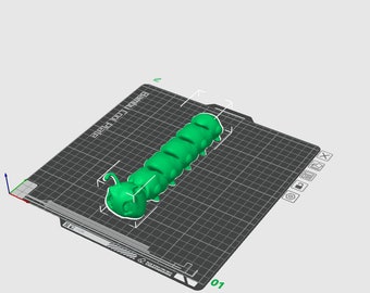 Flexi Star Caterpillar .3mf / .STL File for 3D Printing - Etsy