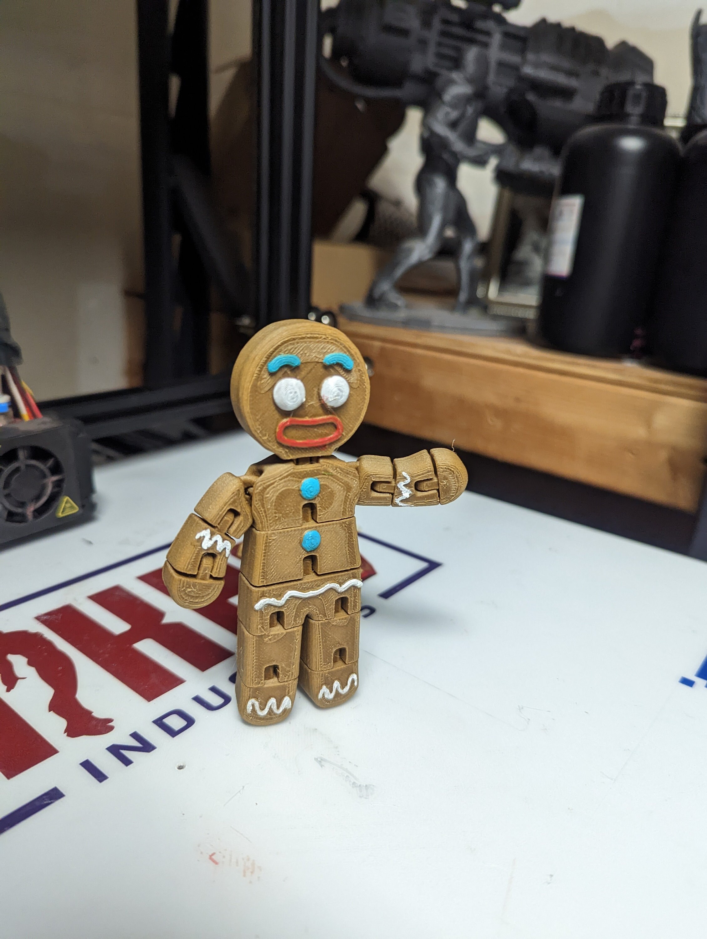 Gingerbread Man Flexi 3D Printing STL Files - Etsy