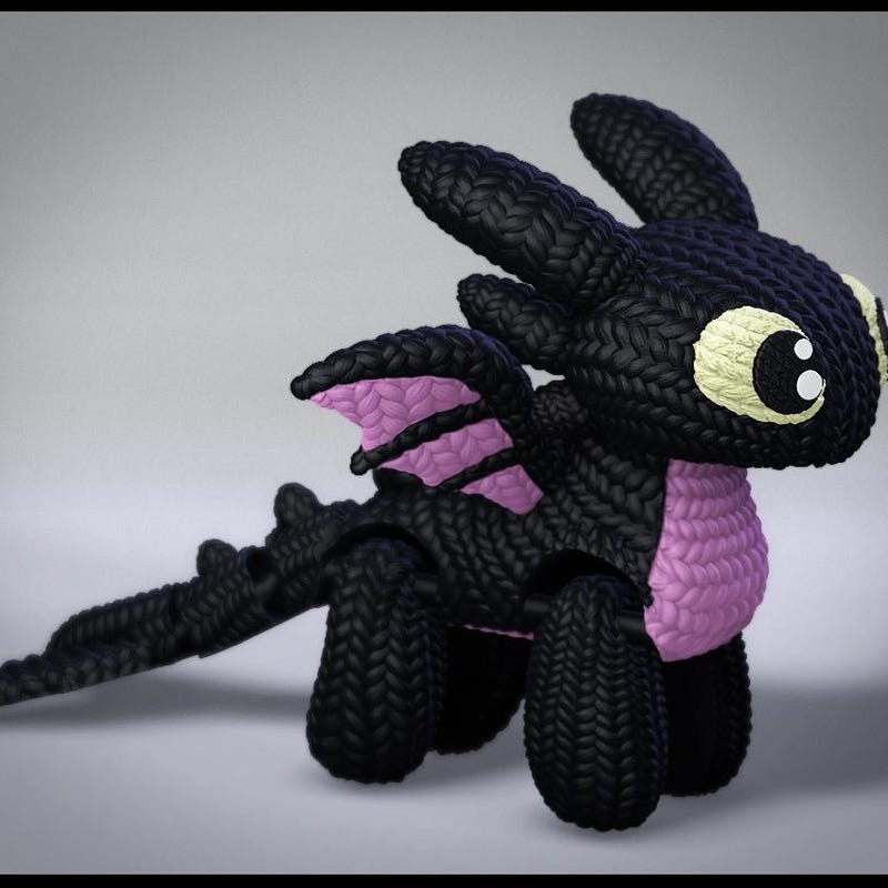 3d Print File Light Fury - Etsy