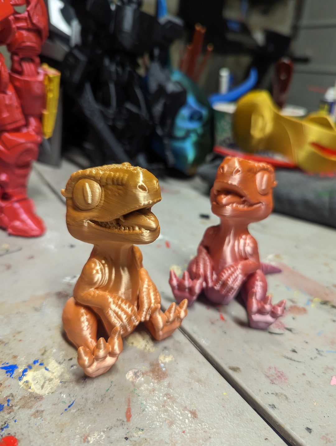 Baby Raptor Flexi 3D Printing STL Files - Etsy
