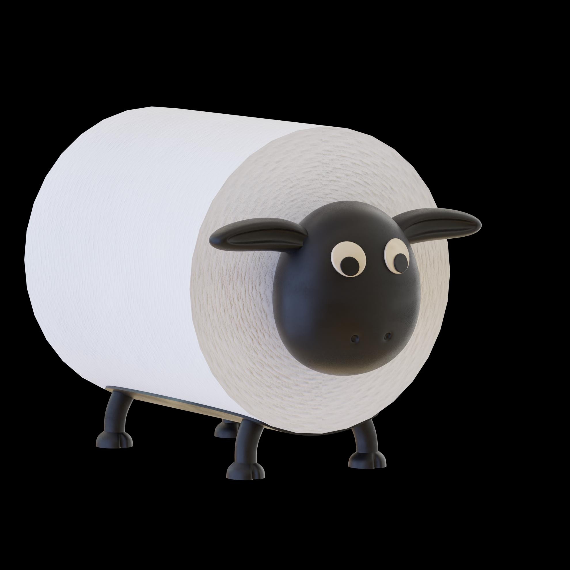 Toilet Paper Sheep 3d Printing STL Files - Etsy