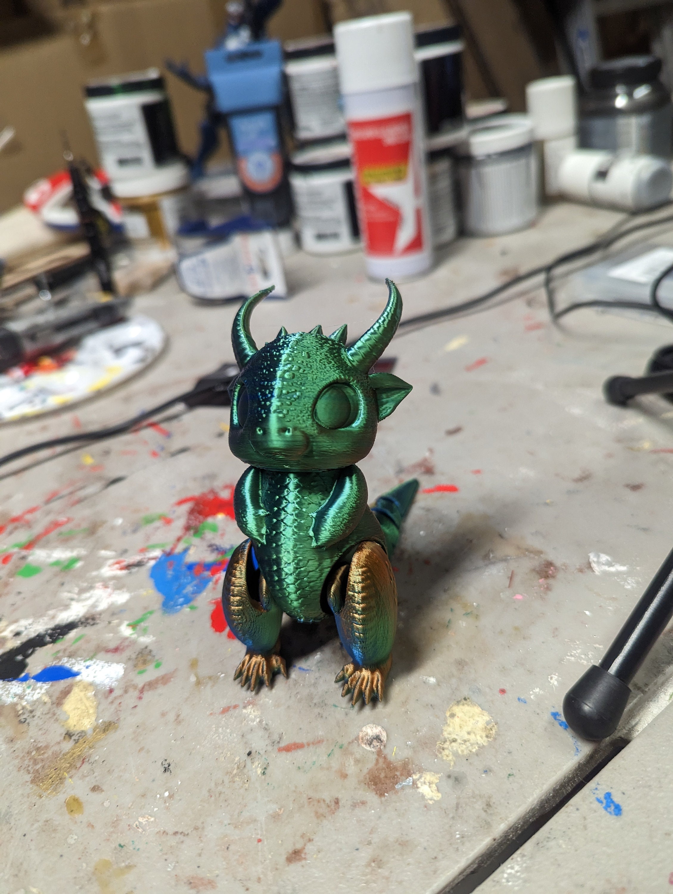 Baby Dragon Hank Flexi 3D Printing STL Files - Etsy