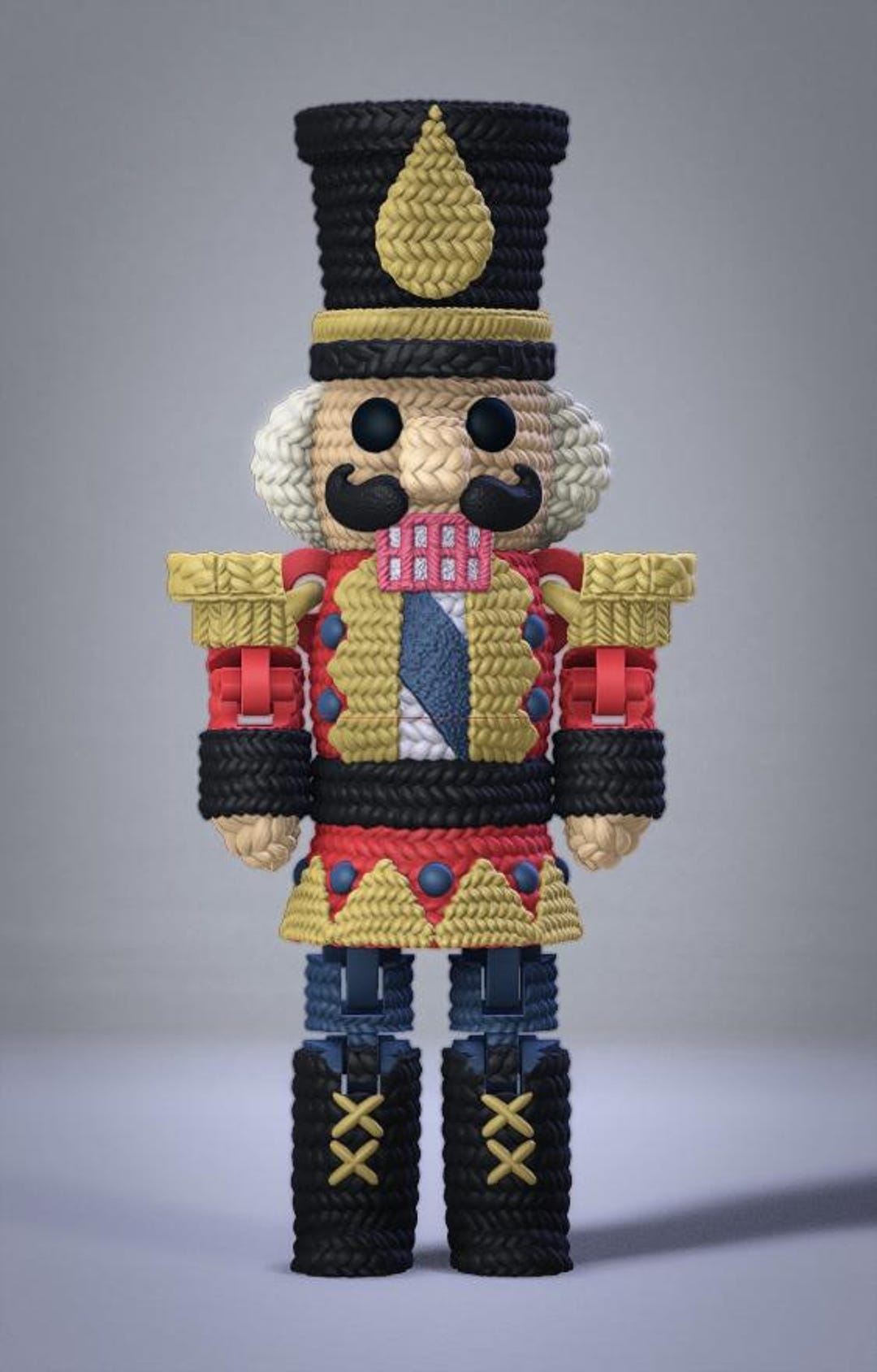 Crochet Nutcracker 3d Printing STL Files - Etsy
