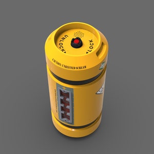 Scream Canister Container 3D Printing STL Files - Etsy
