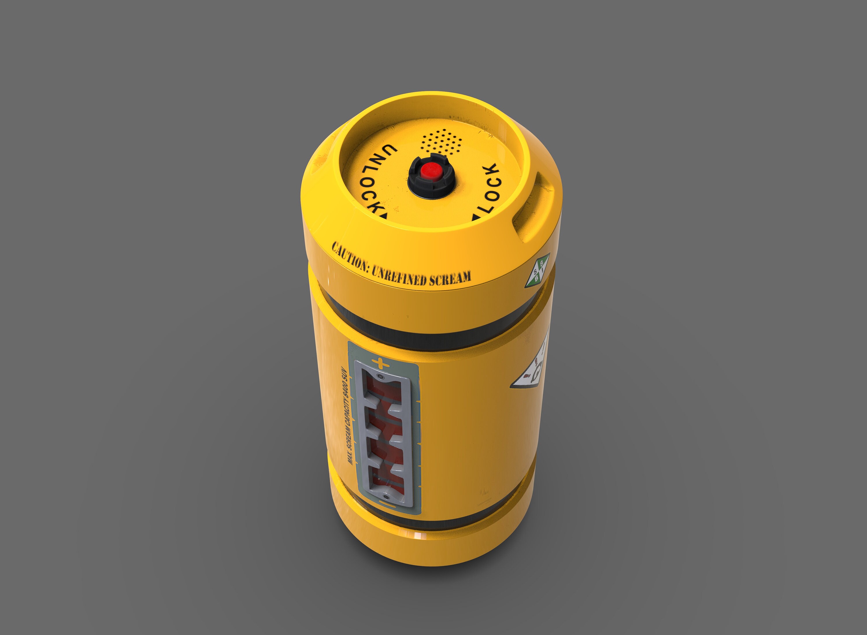 Scream Canister Container 3D Printing STL Files - Etsy