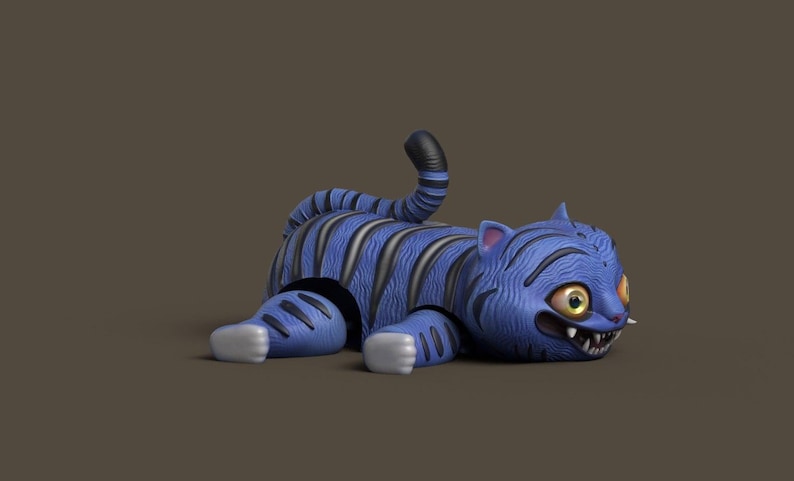 Flexi Derpy Tiger Kpop Demon Hunters 3d Printing STL Files - Etsy