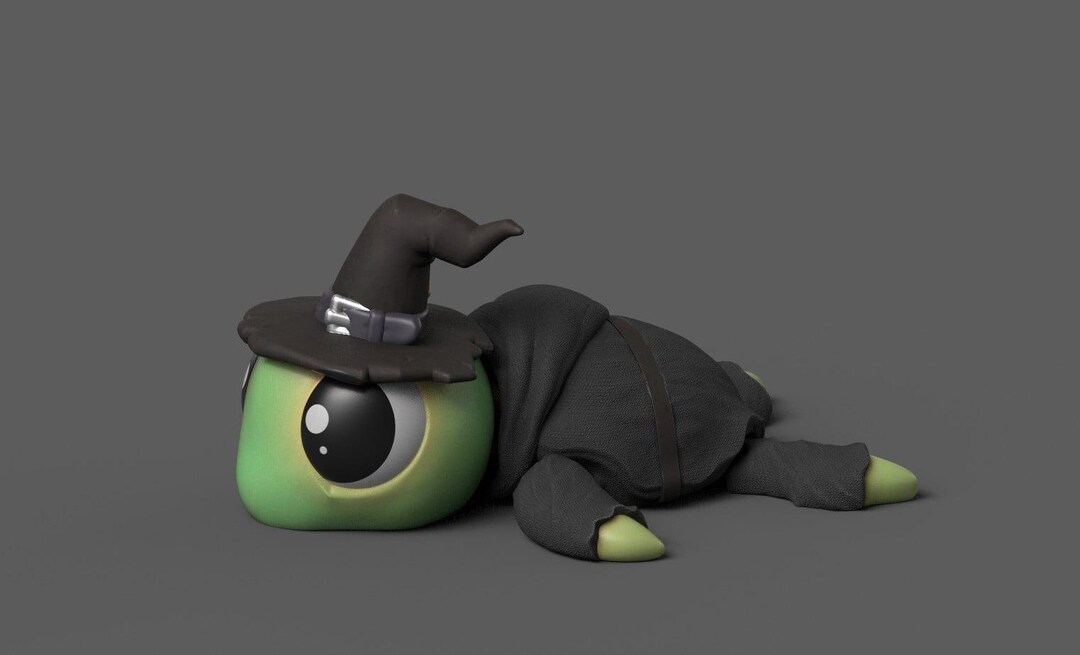 Halloween Turtle Witch 3d Printing STL Files - Etsy