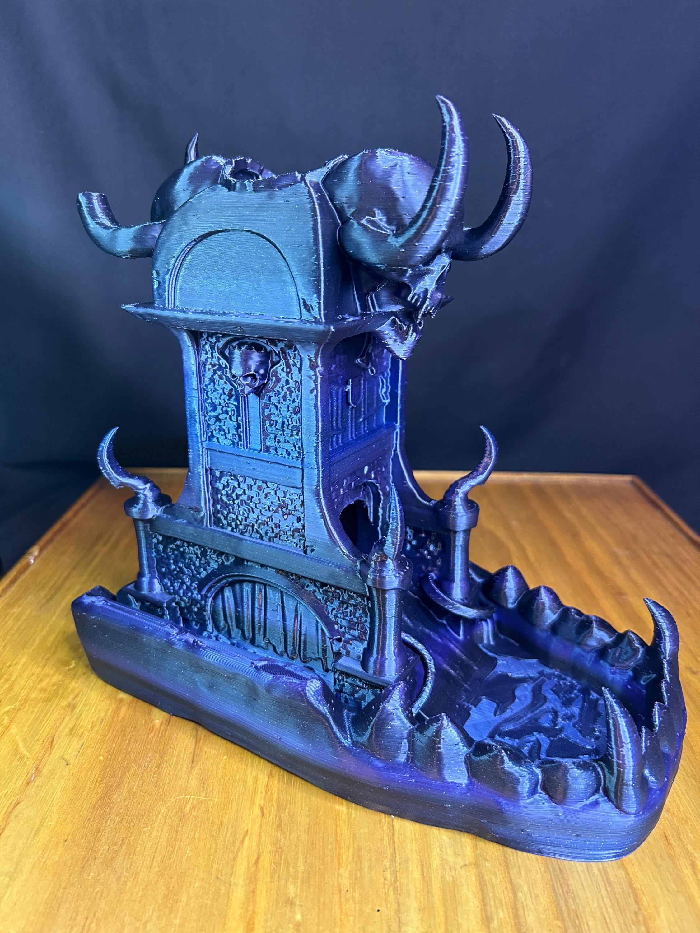 Skull Dice Tower 3D Printing STL Files - Etsy