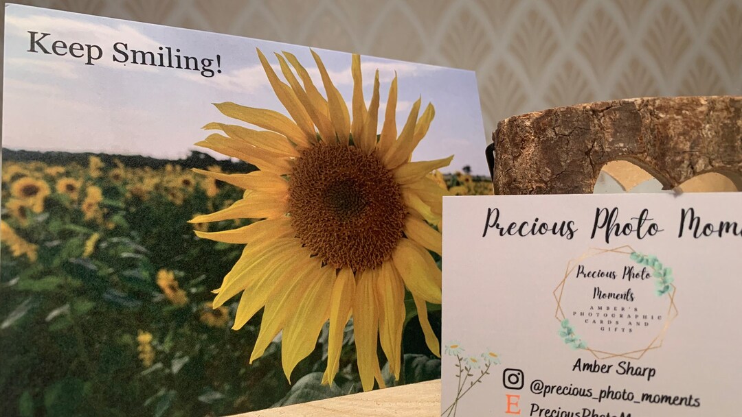 Keep Smiling Greeting Card - Etsy