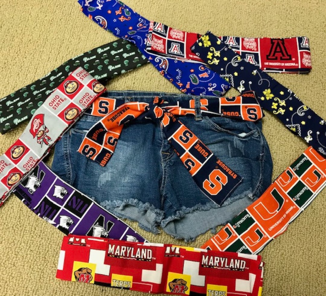 College Belts, UNC Belt, Georgia Belt, Tennessee Belt, James Madison ...