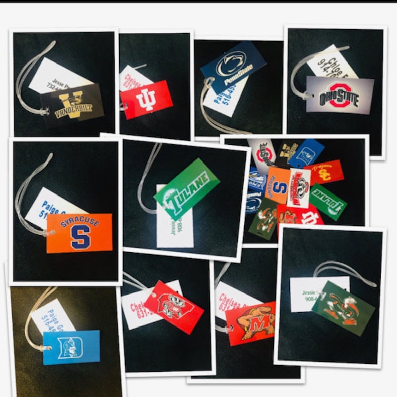 Luggage Tags Iowa State - Etsy