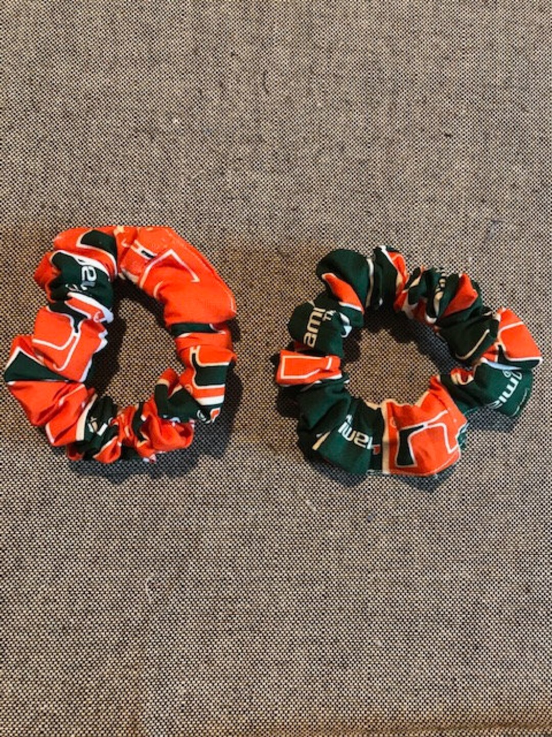 University of Miami Scrunchies, University of Miami Hair Accessory ...
