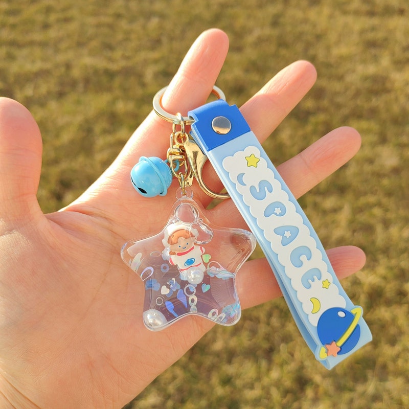 Liquid Keychain - Etsy