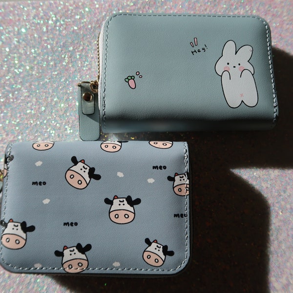 Kawaii Card Wallet Women - Etsy