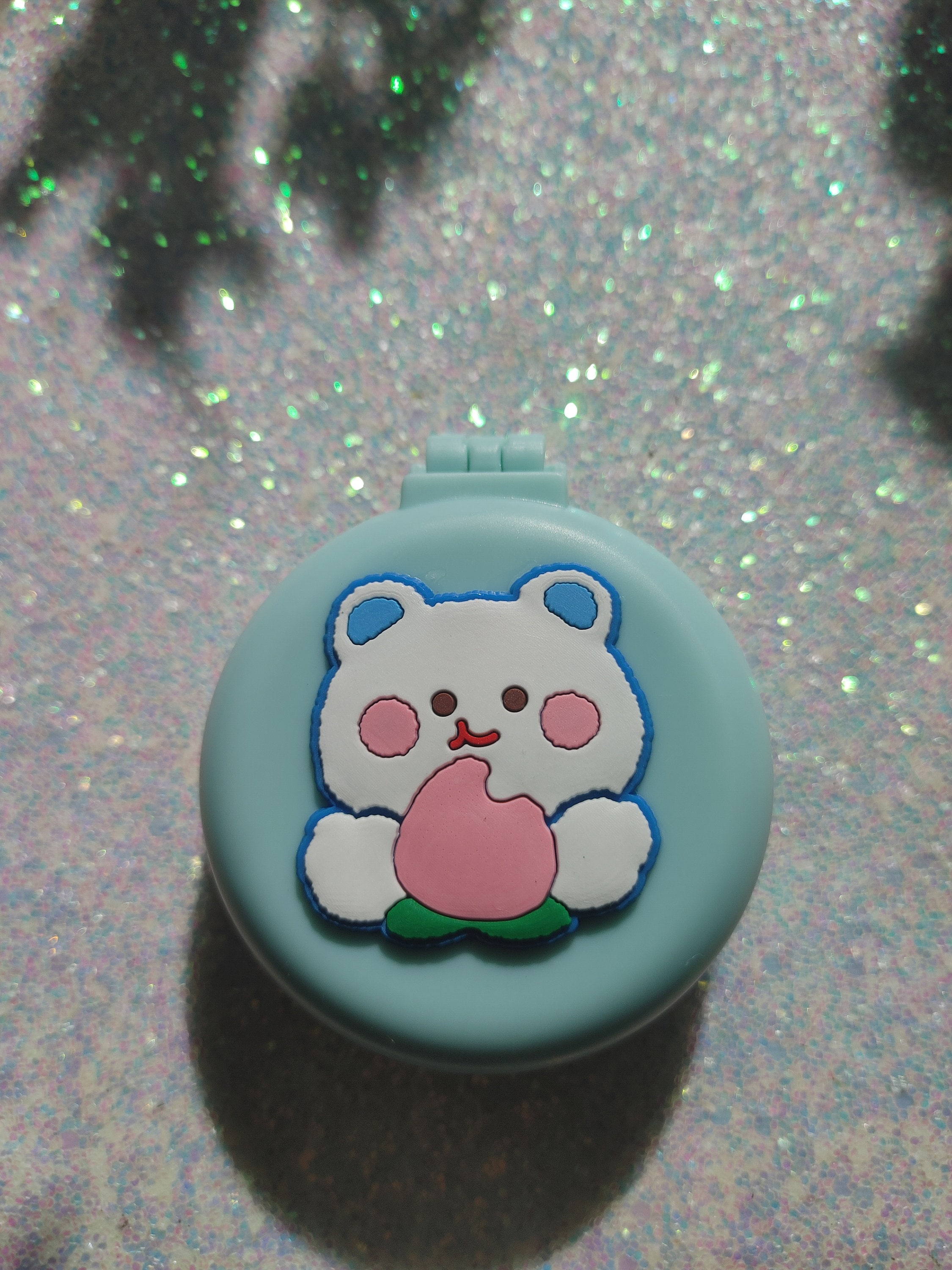 Kawaii Cute Comb With Mirror, Portable Hair Brush, Foldable Hair Comb ...