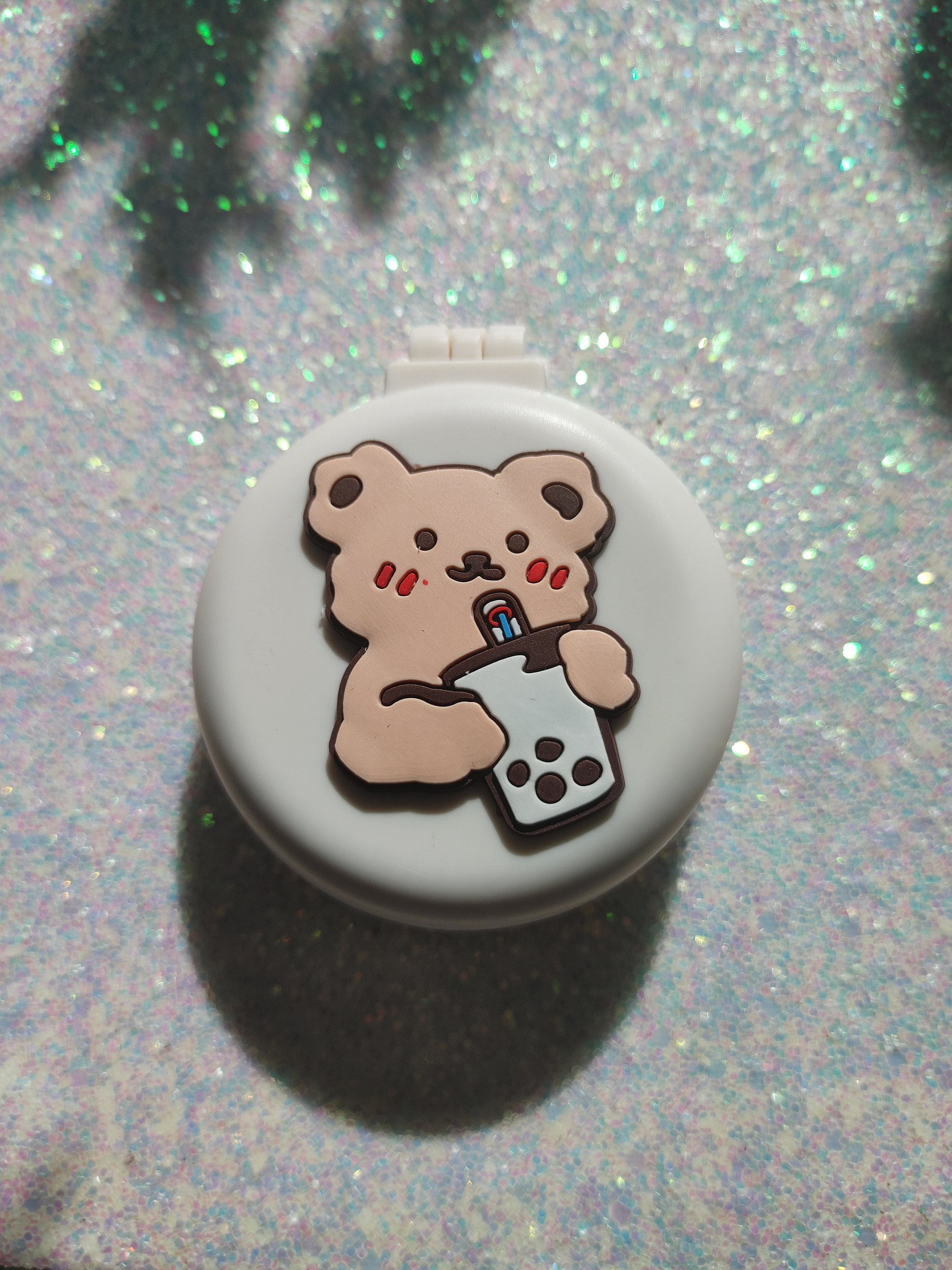 Kawaii Cute Comb With Mirror, Portable Hair Brush, Foldable Hair Comb ...