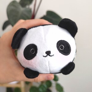 Kawaii Bundle, Cute Panda Liquid Keychainpanda Plushy,gifts for Panda ...