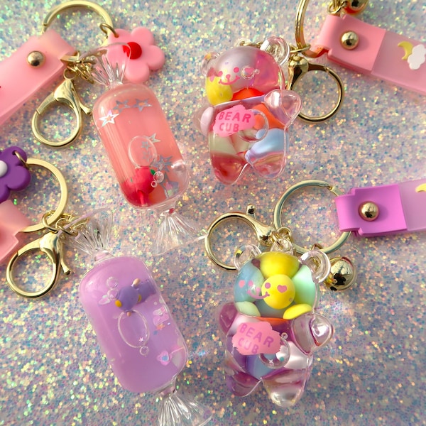 Liquid Keychain - Etsy