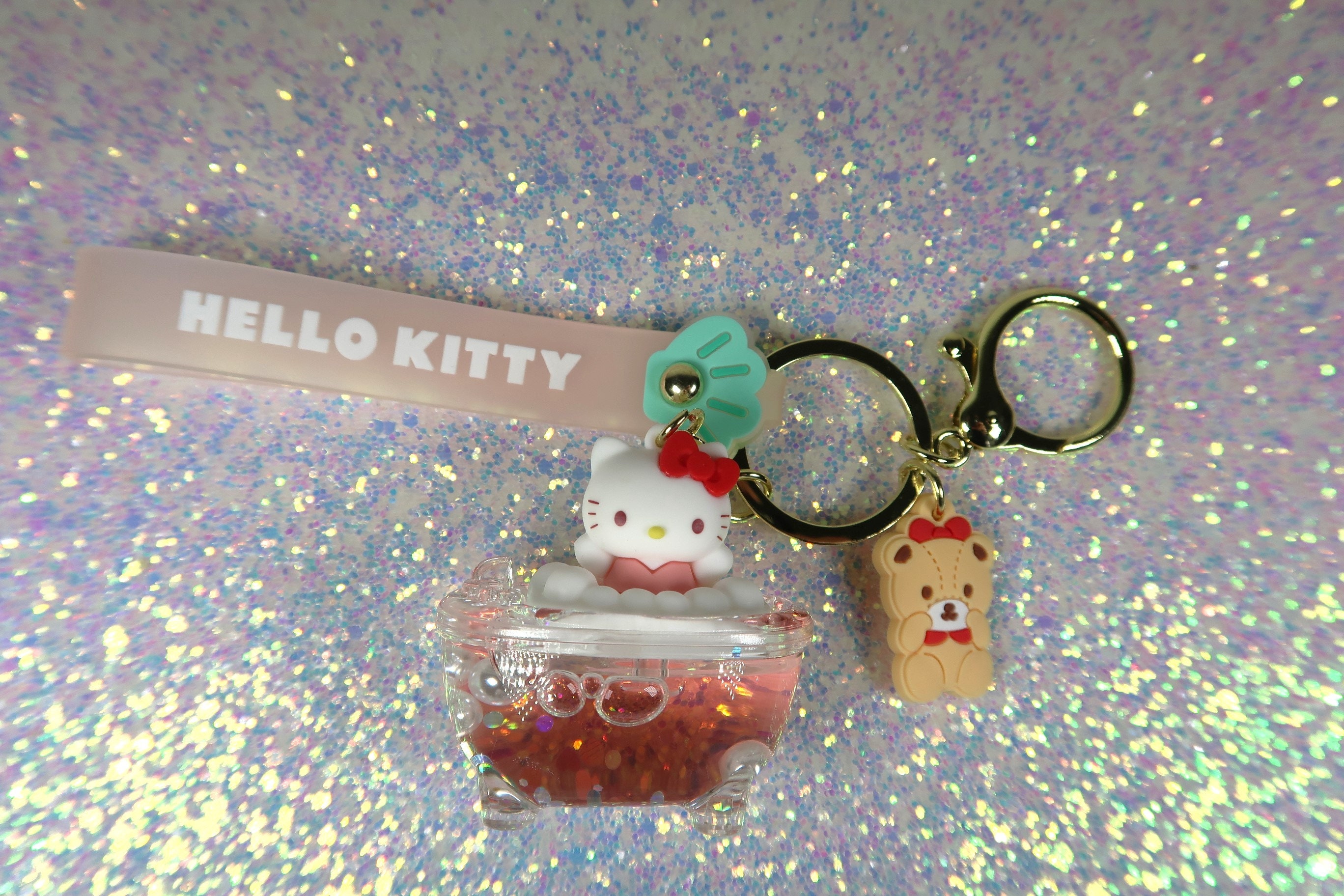 Sanrio Kawaii Liquid Keychains , Hello Kitty, Melody, Kuromi ...