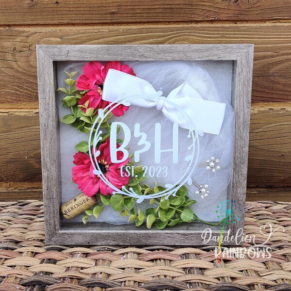 Wedding Shadow Box - Etsy